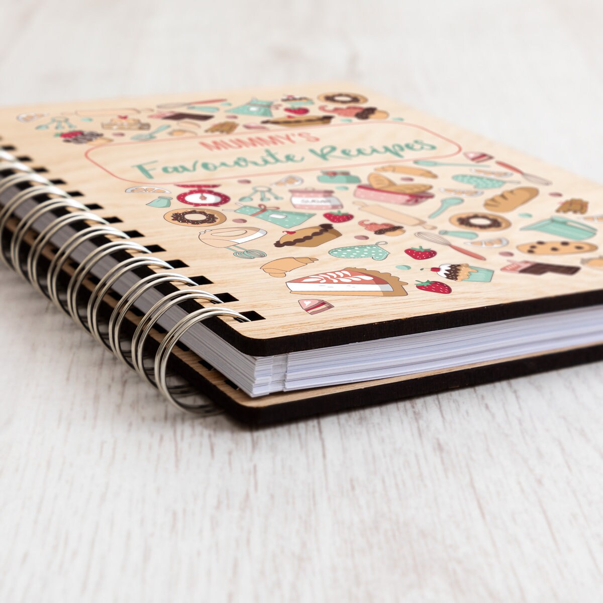 Personalised Baking Recipe Book Recipe Journal Recipe | Etsy