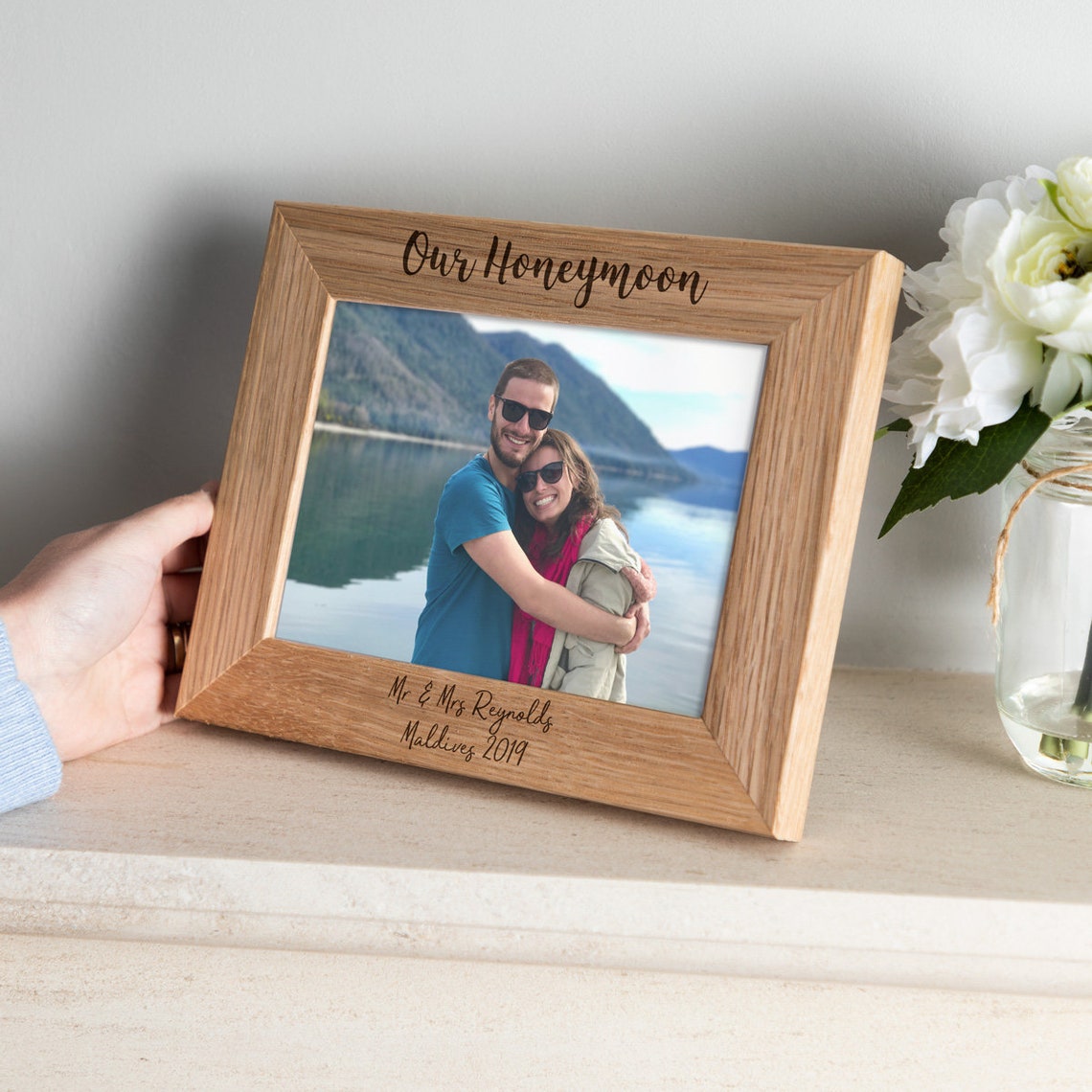Honeymoon Photo Frame Personalised Honeymoon Frame - Etsy