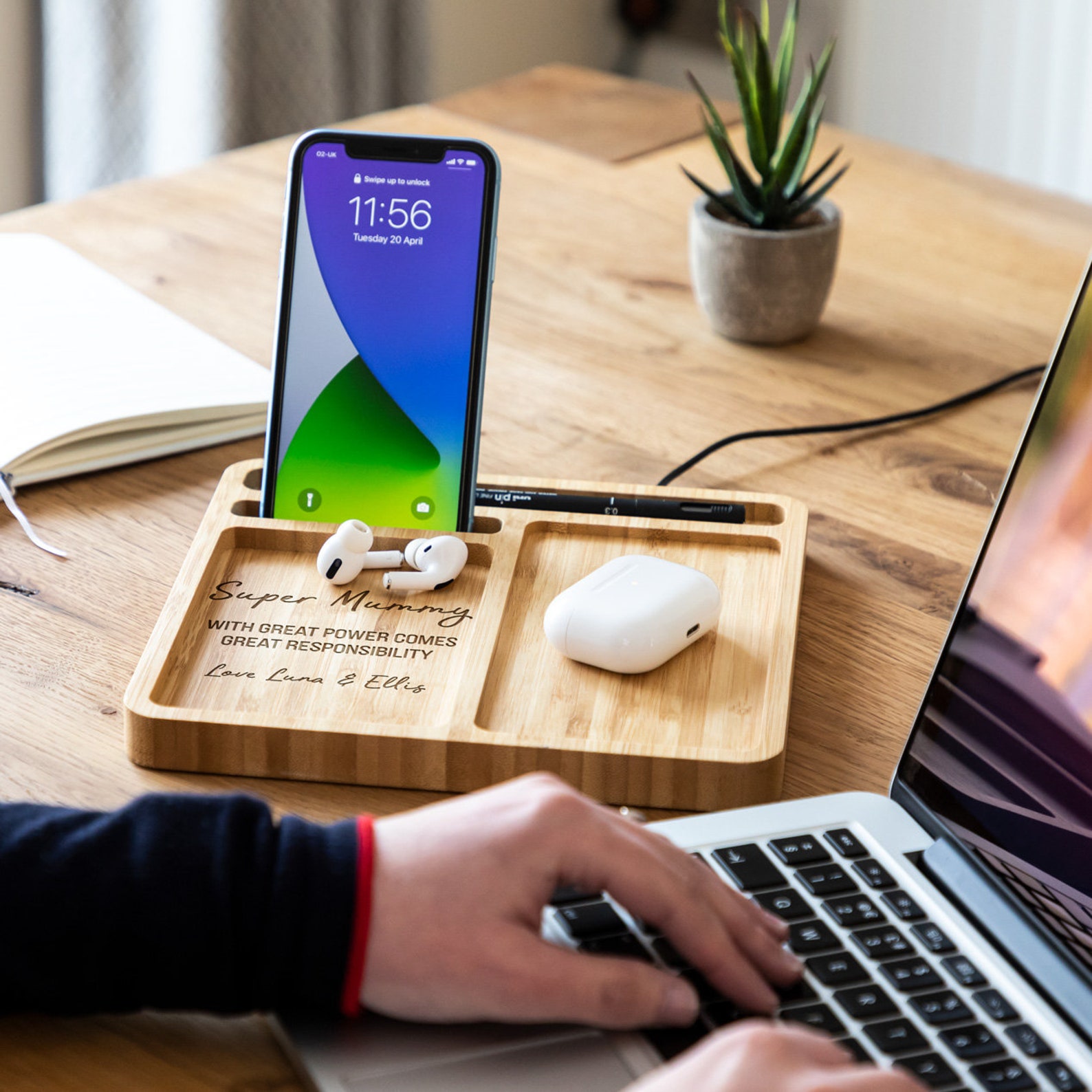 Desk Tidy Wireless Charger Great Power Phone Wireless - Etsy