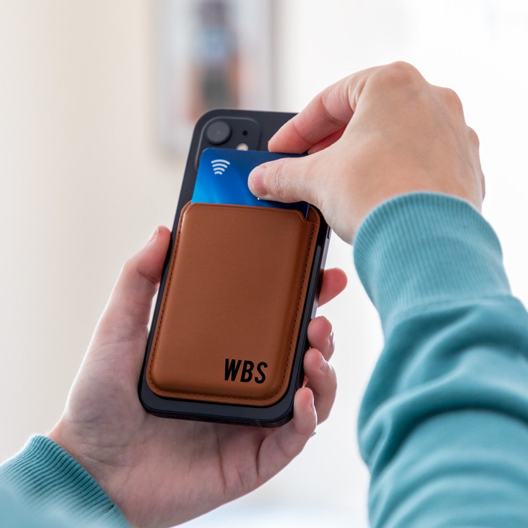 Magsafe Wallet Personalised - Magsafe Wallet Vegan Leather - Magsafe ...