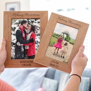 Making Memories Photo Frame Personalised Memory Frame Holiday Photo ...