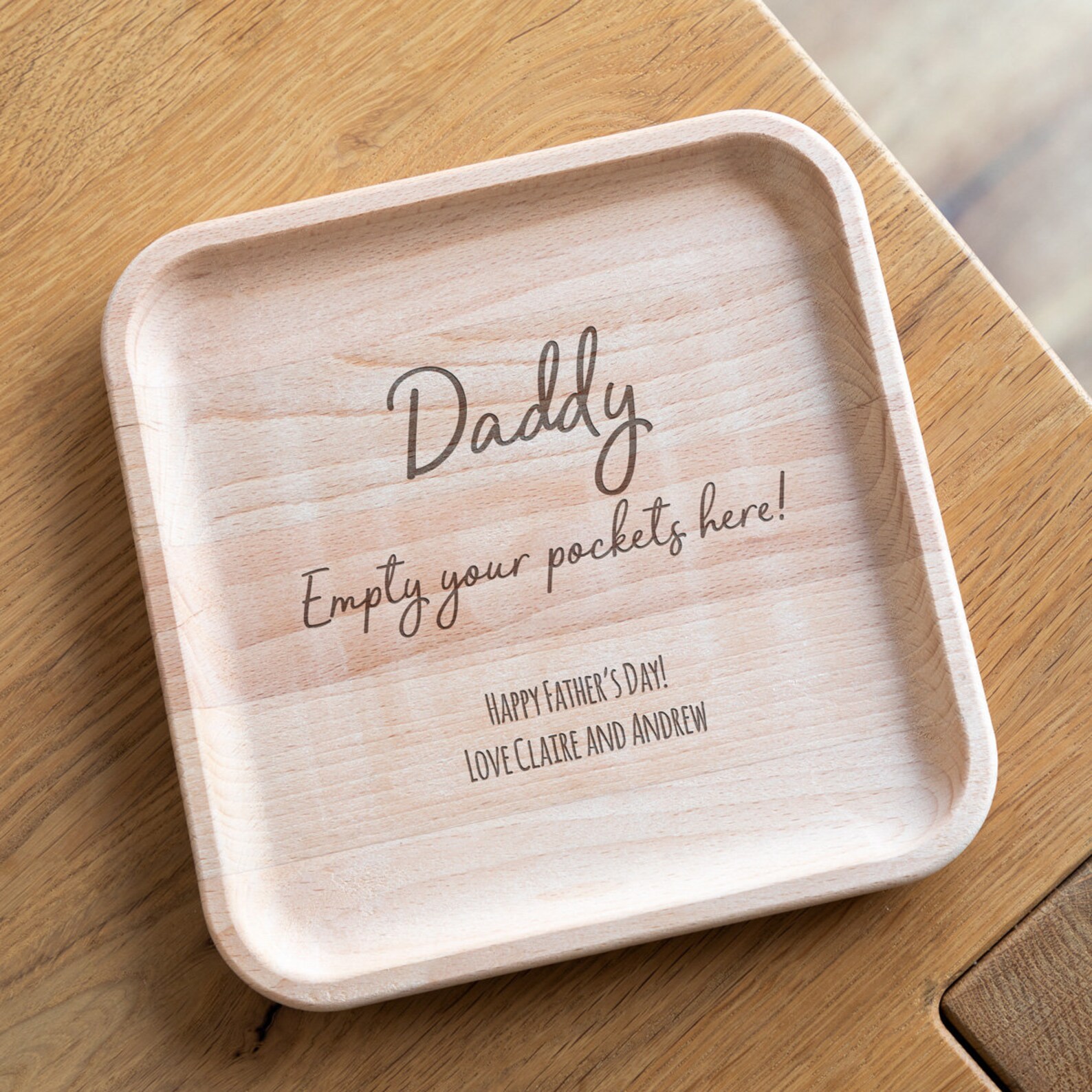Accessory Tray - Empty Your Pockets Here - Personalised Accessory ...