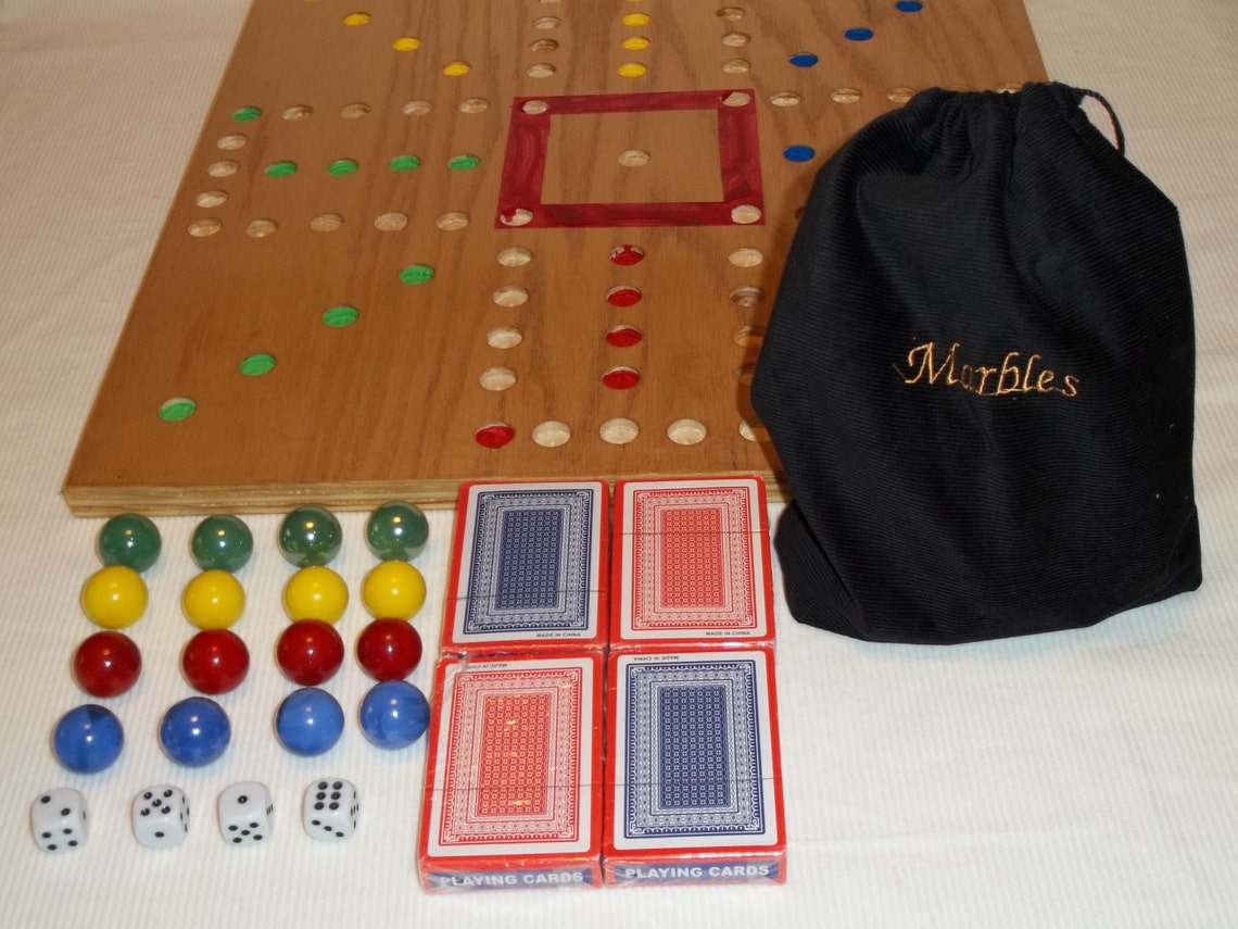 Aggravation Board Game 4 Player 18 X 18 - Etsy