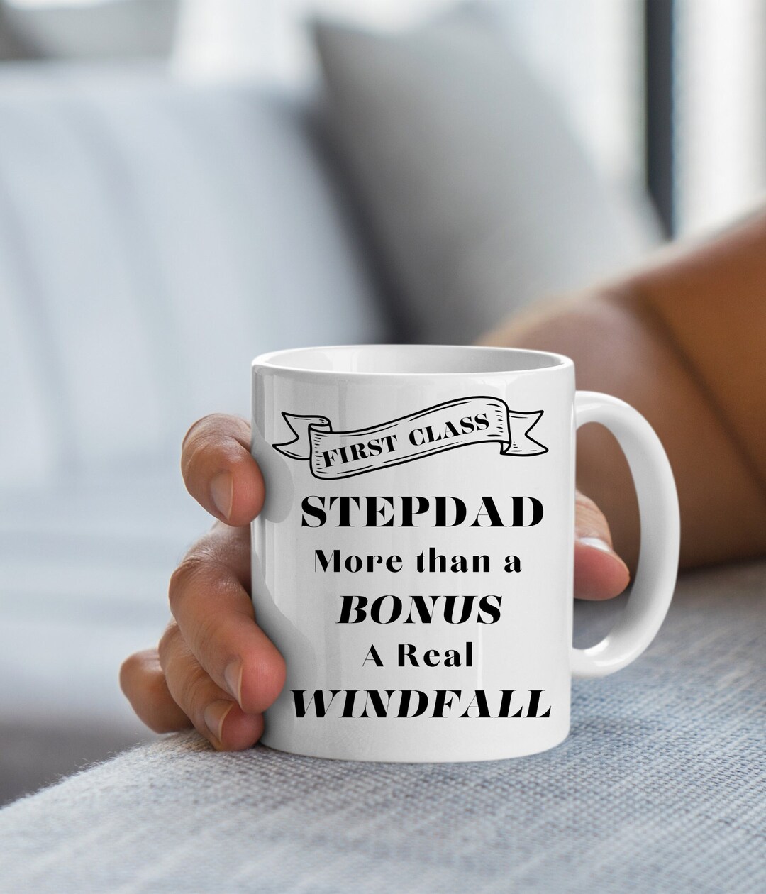 Step-dad Mug, Stepdad Bonus Dad, Stepdad Gift From Daughter, Stepdad ...