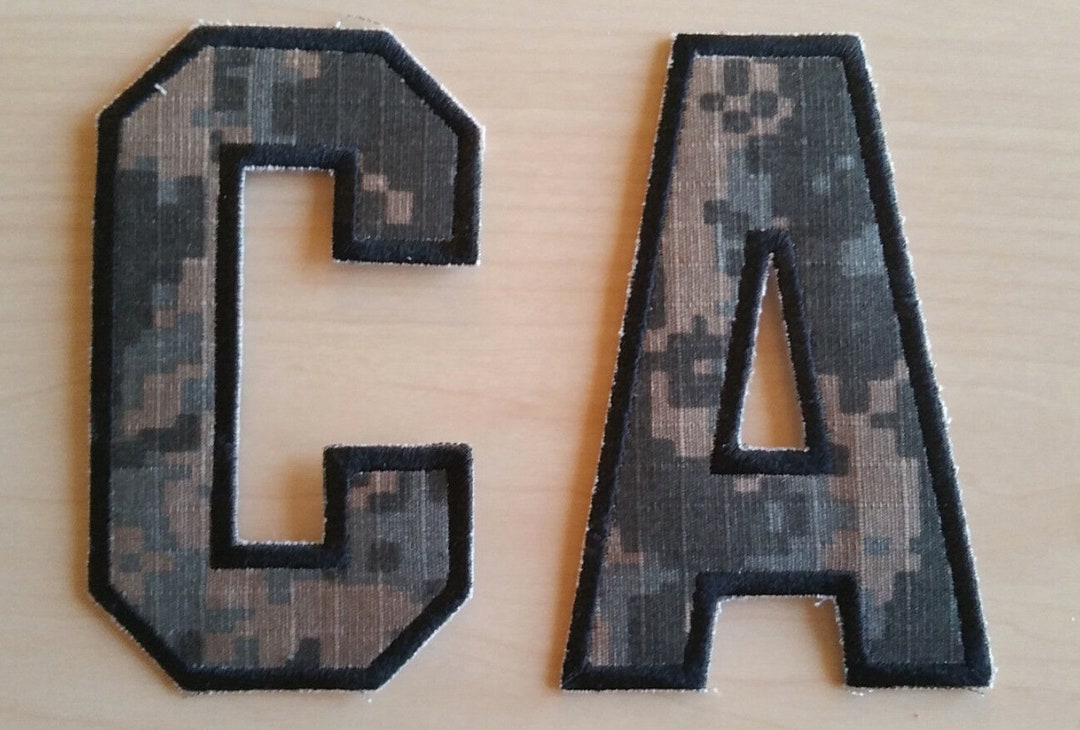 CAMO Military Camouflage Captain C Alternate A Patch IRON on - Hockey ...
