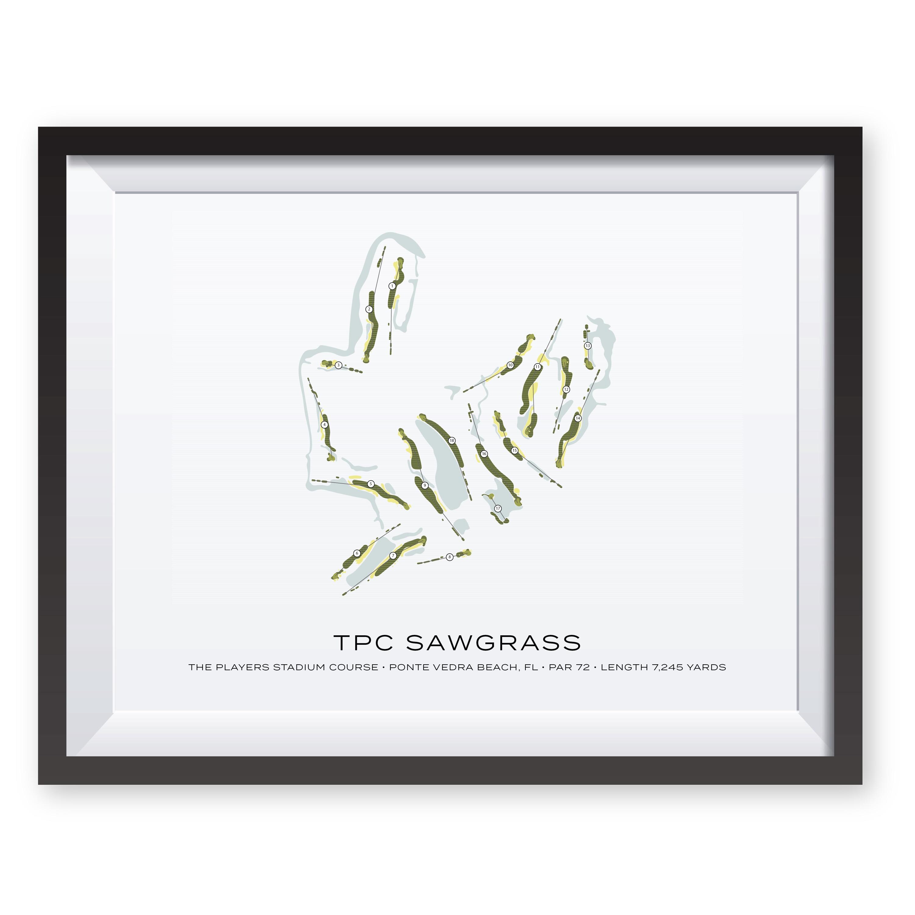 TPC Sawgrass Course Map (digital) - Etsy