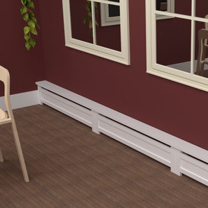 New Custom Made to Order Baseboard Heater Covers. Shaker Style. demo ...