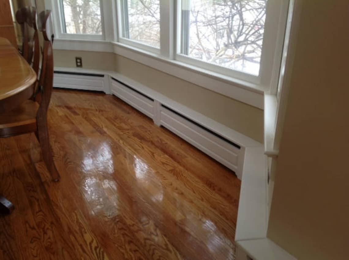 Custom Made to Order Baseboard Heater Covers. Double V Raised Panel ...