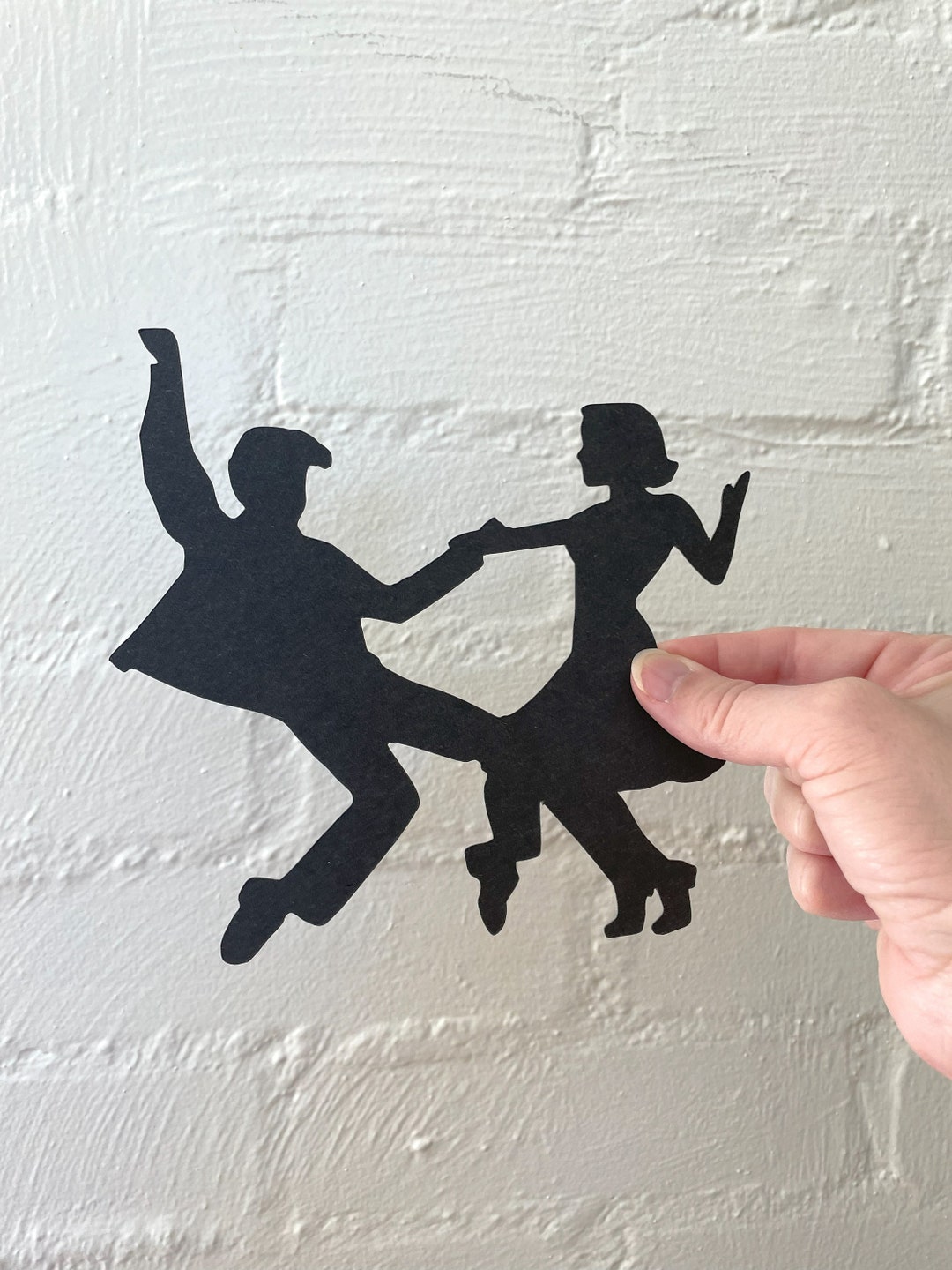 1950s Dancing Couple Cutouts – Retro Party Decor & Scrapbook Die Cuts ...