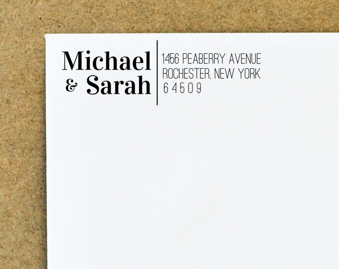 Home Address Stamp Interesting Address Label Stamp Bold - Etsy