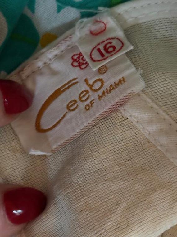 1950's 1960's Vintage Ceeb of Miami Playsuit Swimsuit… - Gem