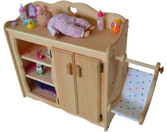 Wooden doll table | Etsy