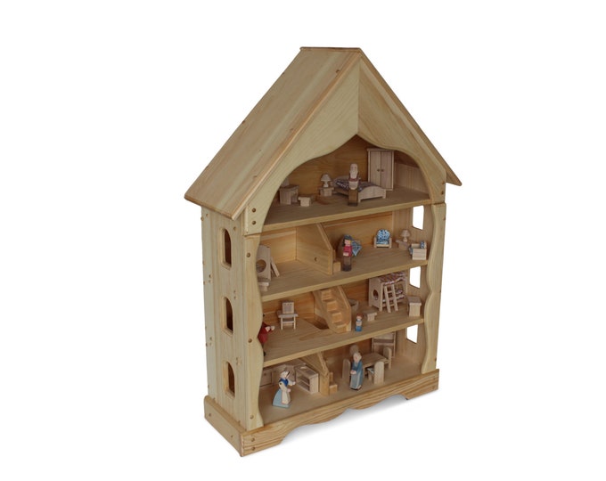 NEW Cape Arundel Cottage-dollhouse-solid Wood Dollhouse-hardwood ...