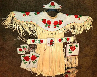 Buckskin dress | Etsy