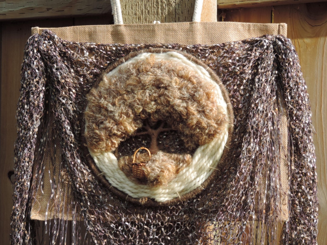 Upcycled Purse Hobo Gypsy Boho Hippy Tree of Life Scarf Shopper - Etsy