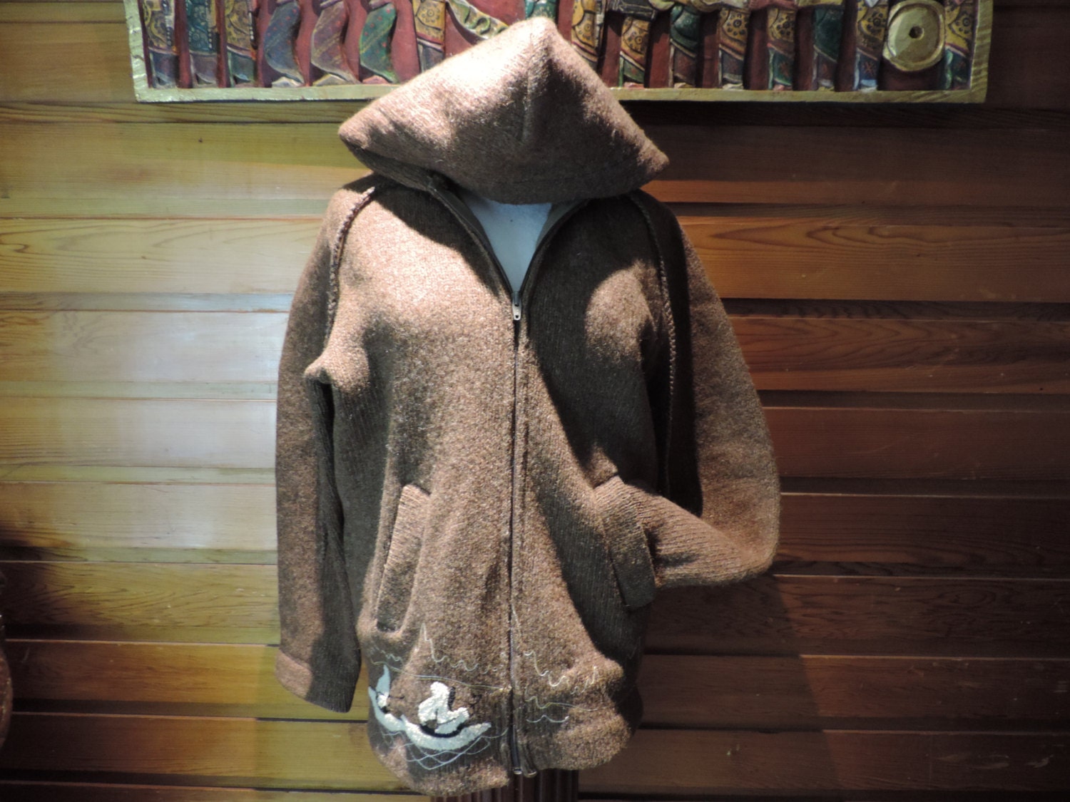 Vintage Sweater,vintage Wool Sweater,vintage Inuit Sweater,vintage ...