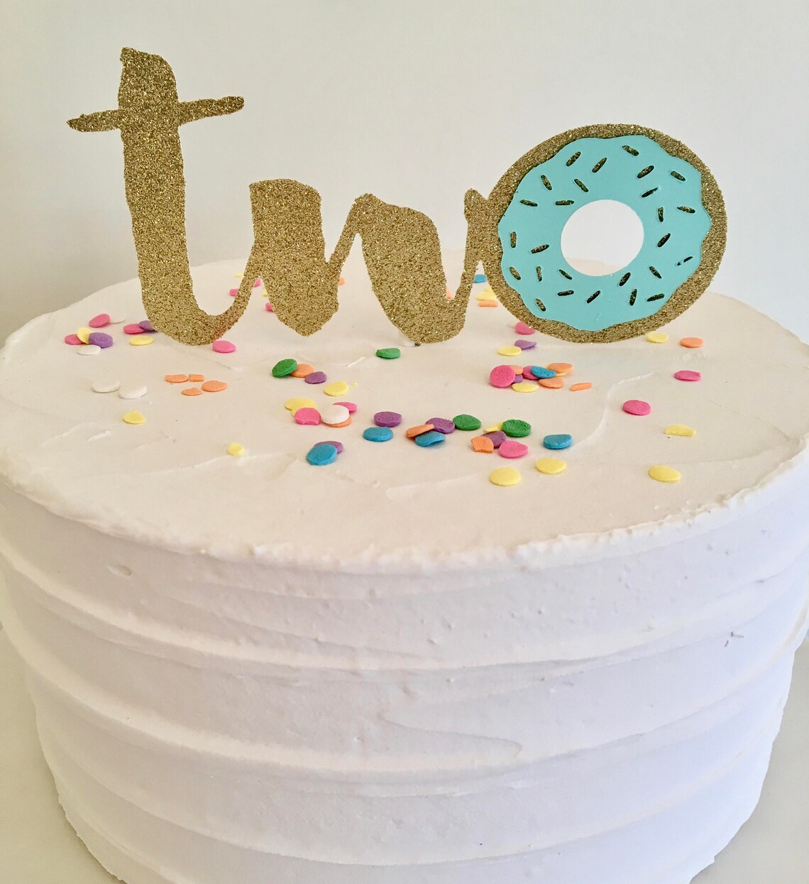 Two Donut Cake Topper Donut Cake Topper Donut Smash Cake | Etsy