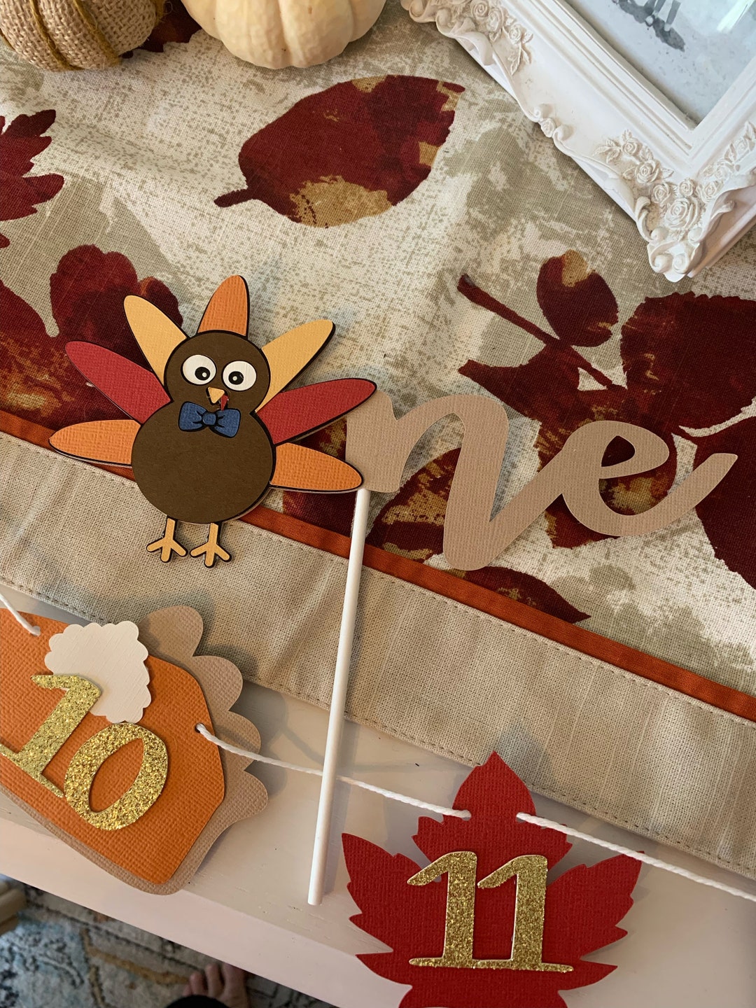 Turkey Cake Topper, Turkey First Birthday, Little Turkey First Birthday ...