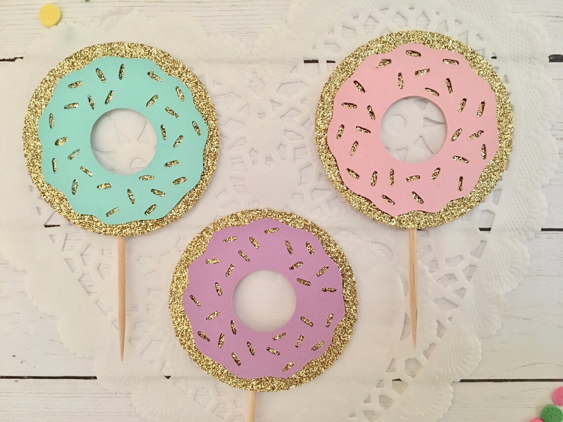 Donut Party Donut Toppers Donut Grow up Toppers Donut Party - Etsy