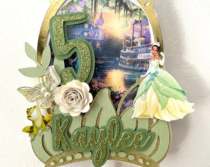 Princess Tiana Cake Topper - Princess and the Frog Cake Topper - Tiana ...