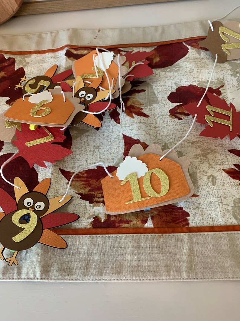 Turkey Month to Month Banner, Thanksgiving Milestone Banner, Little ...