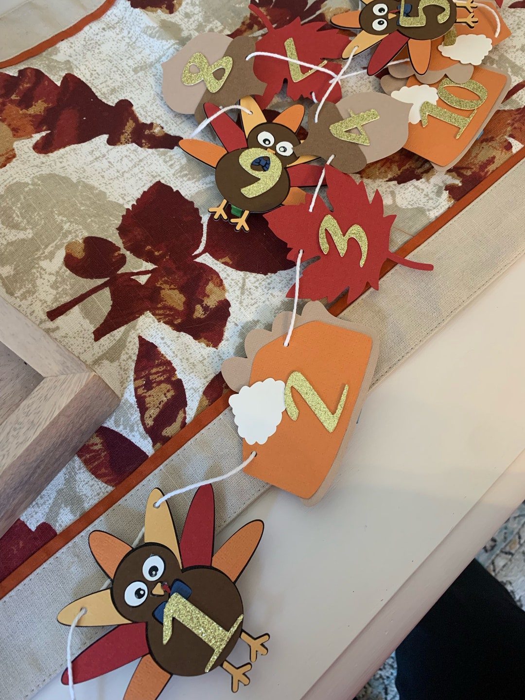 Turkey Month to Month Banner, Thanksgiving Milestone Banner, Little ...