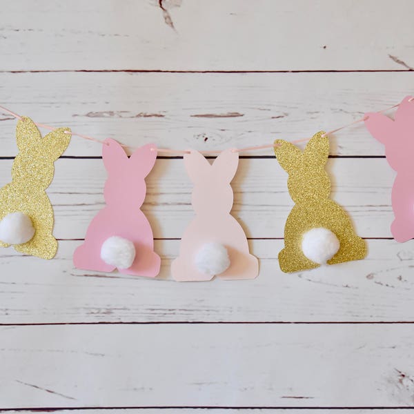 Bunny Banner - Etsy