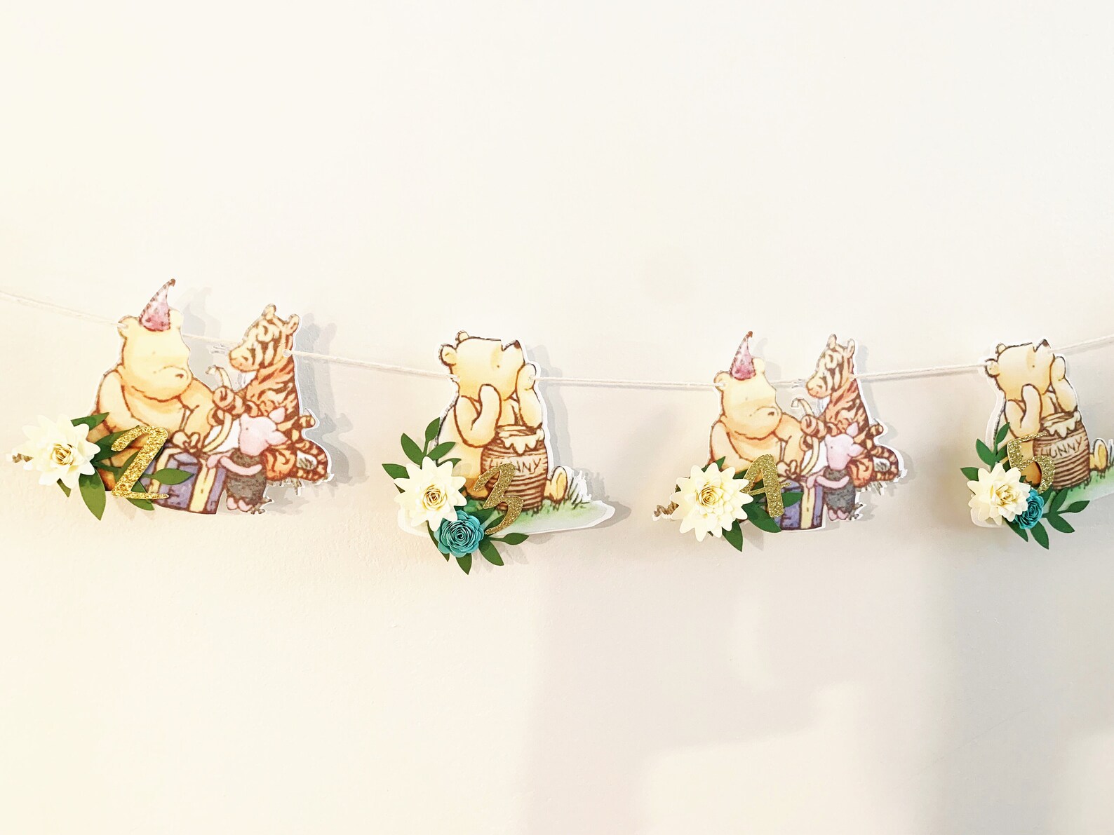 Winnie the Pooh Birthday Classic Winnie the Pooh Month to - Etsy