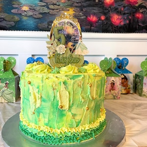 Princess Tiana Cake Topper - Princess and the Frog Cake Topper - Tiana ...