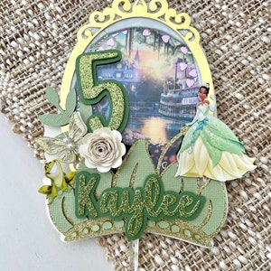 Princess Tiana Cake Topper - Princess and the Frog Cake Topper - Tiana ...