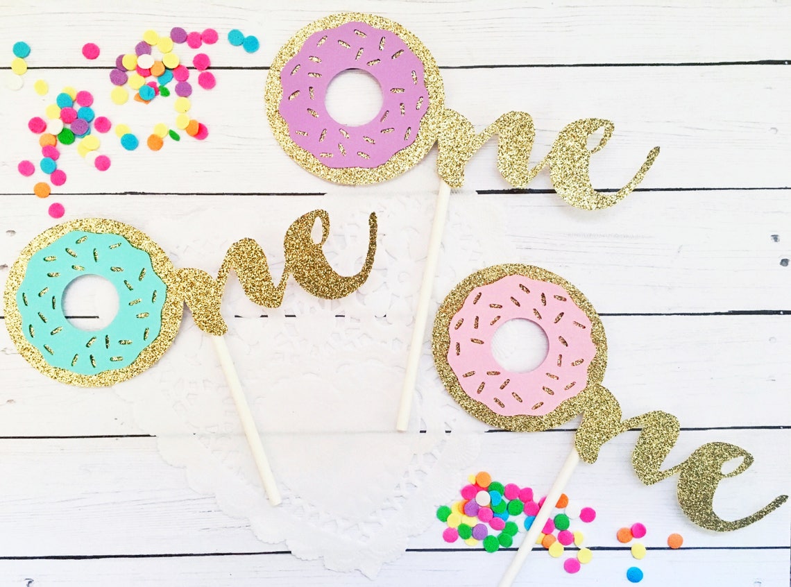 Donut Party Donut Cake Topper Smash Cake Donut Grow up Cake - Etsy
