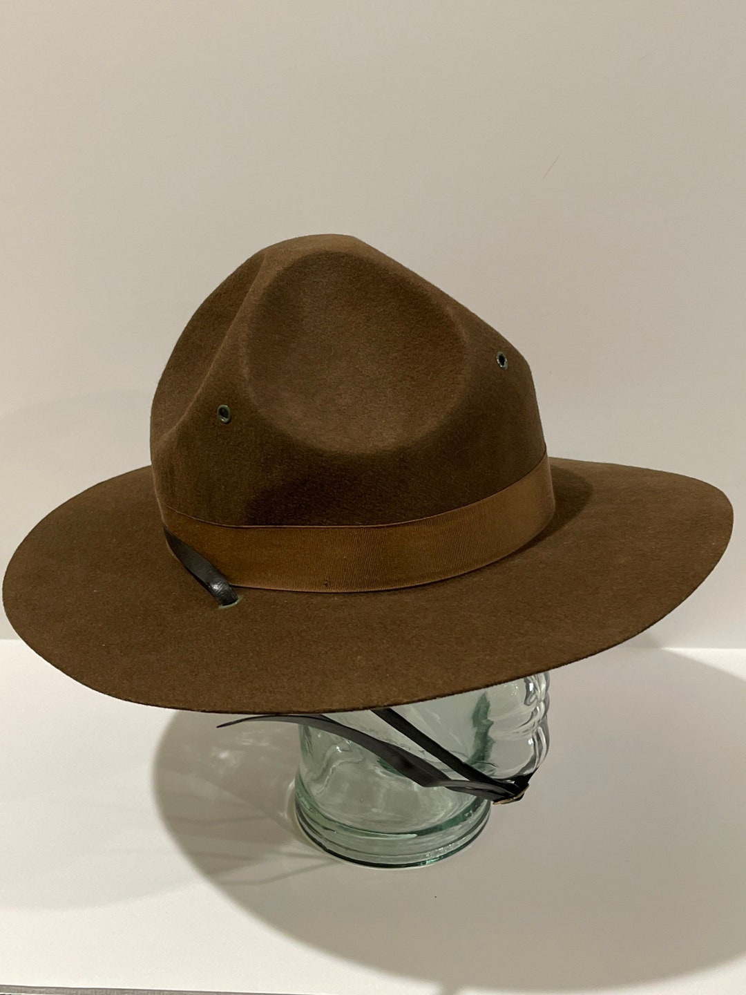 Vintage WWII Campaign Hat Service Field 1944 Size 6 7/8 - Etsy