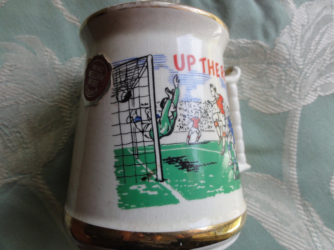 Prince William Ware Mug up the Reds 22 Carat Gold Royals UK - Etsy
