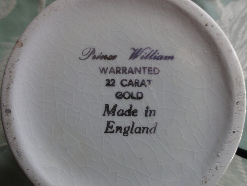 Prince William Ware Mug up the Reds 22 Carat Gold Royals UK - Etsy