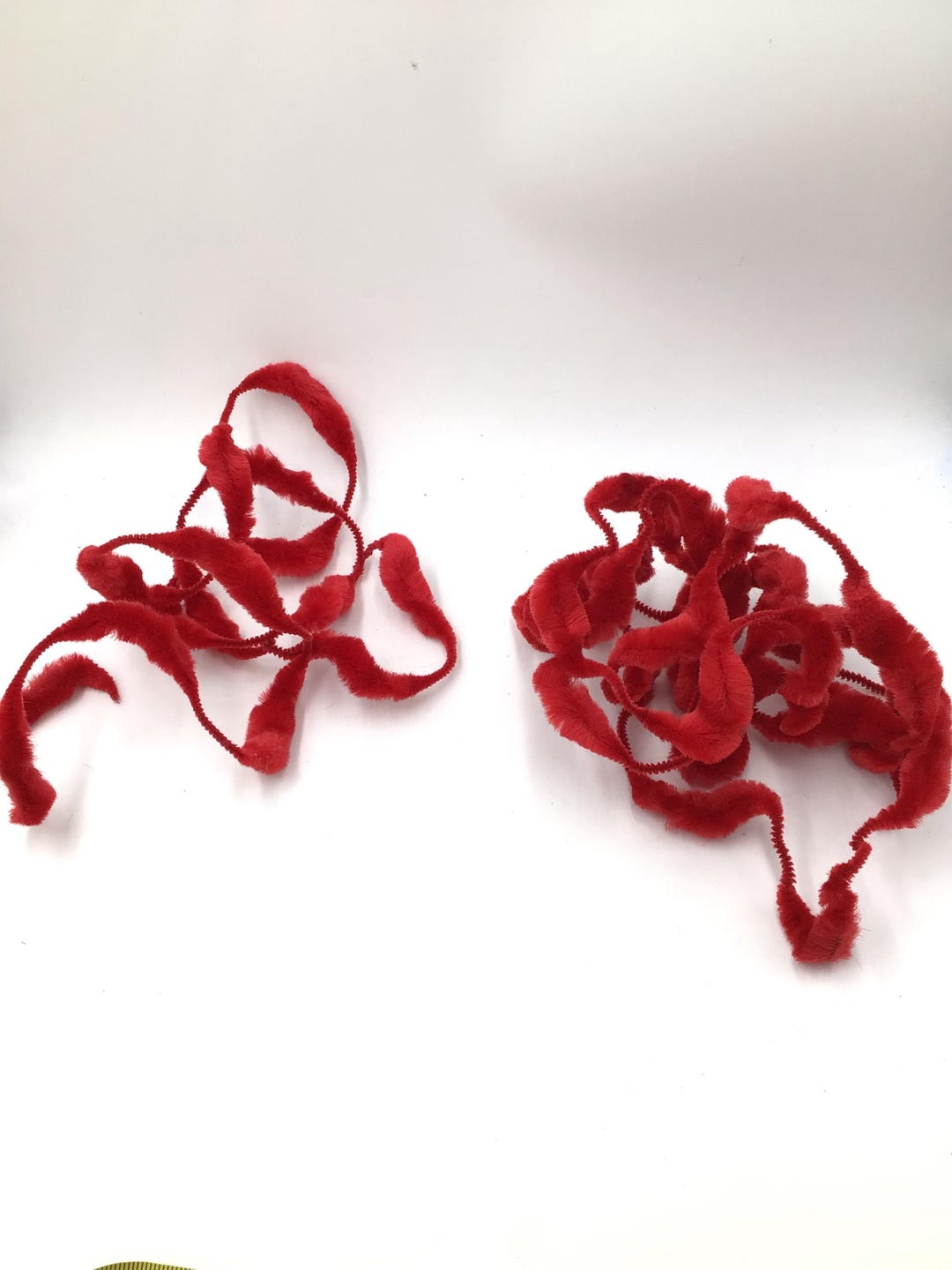 Vintage Red Bumpy Pipe Cleaner - Etsy