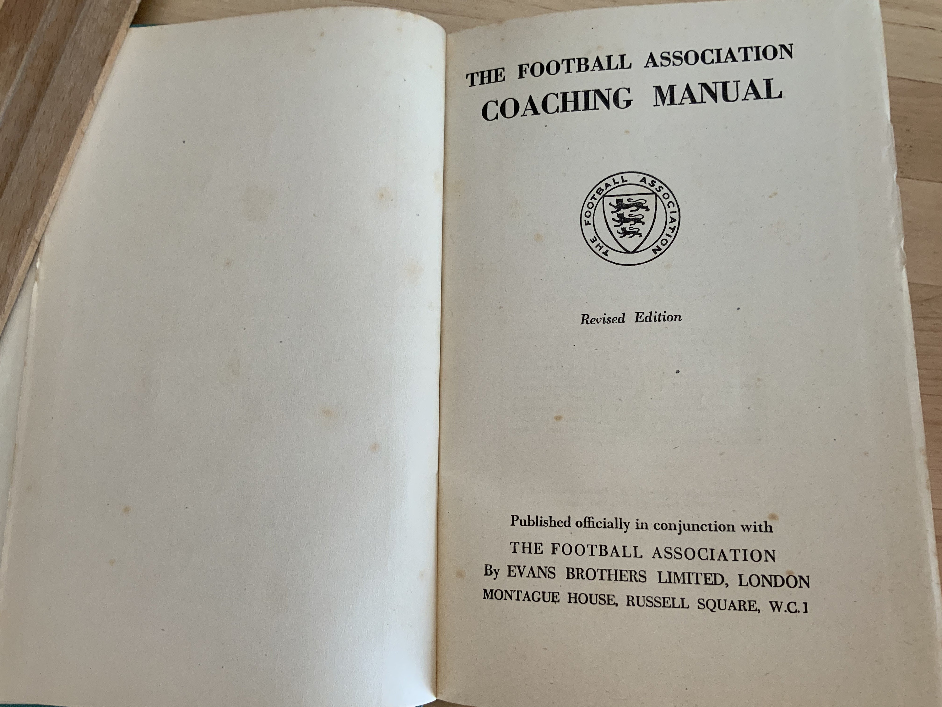 The Football Association Coaching Manual 1948 Game of - Etsy