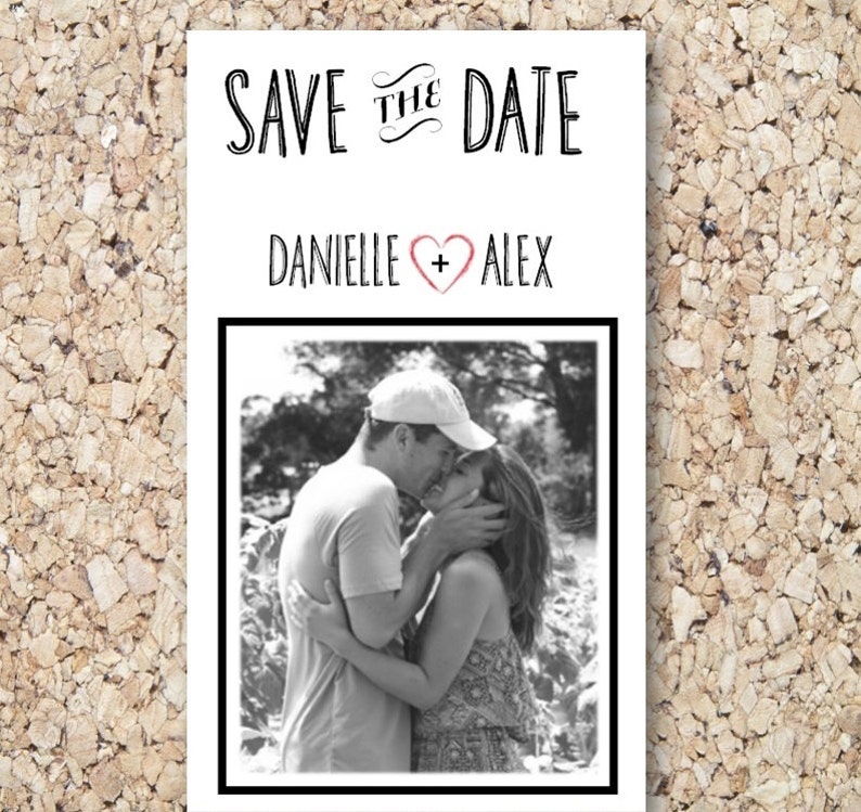 Adorable Calendar Save the Date - Etsy