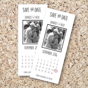 Adorable Calendar Save the Date | Etsy