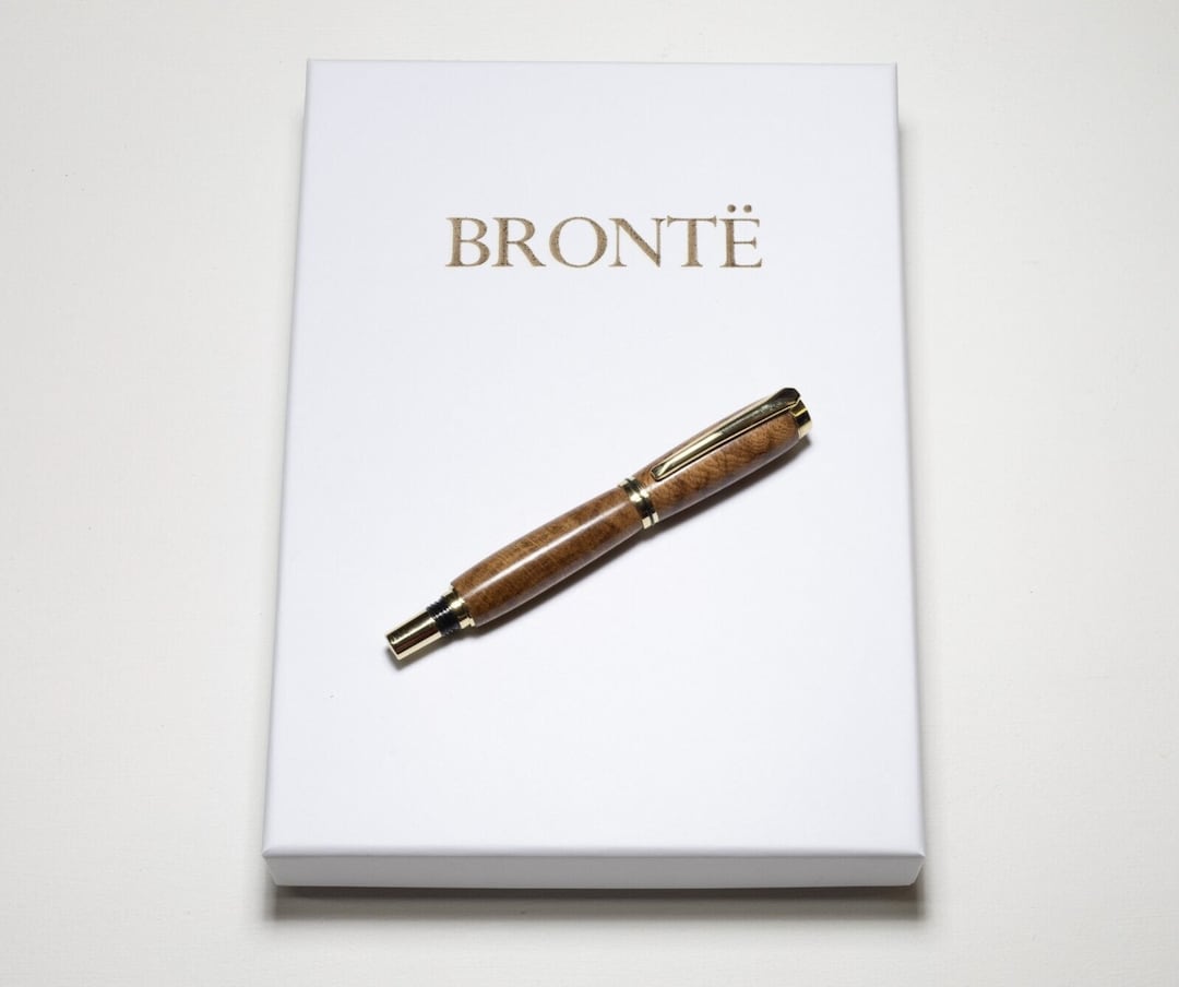 Bronte Oak Fountain Pen - Etsy