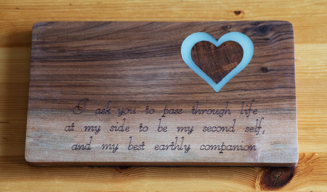 Pass Through Life A Bronte Heart Board - Etsy UK