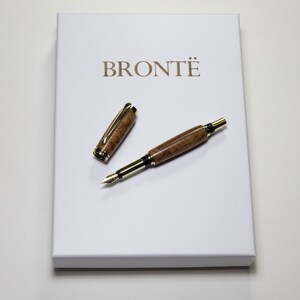 Bronte Oak Fountain Pen - Etsy