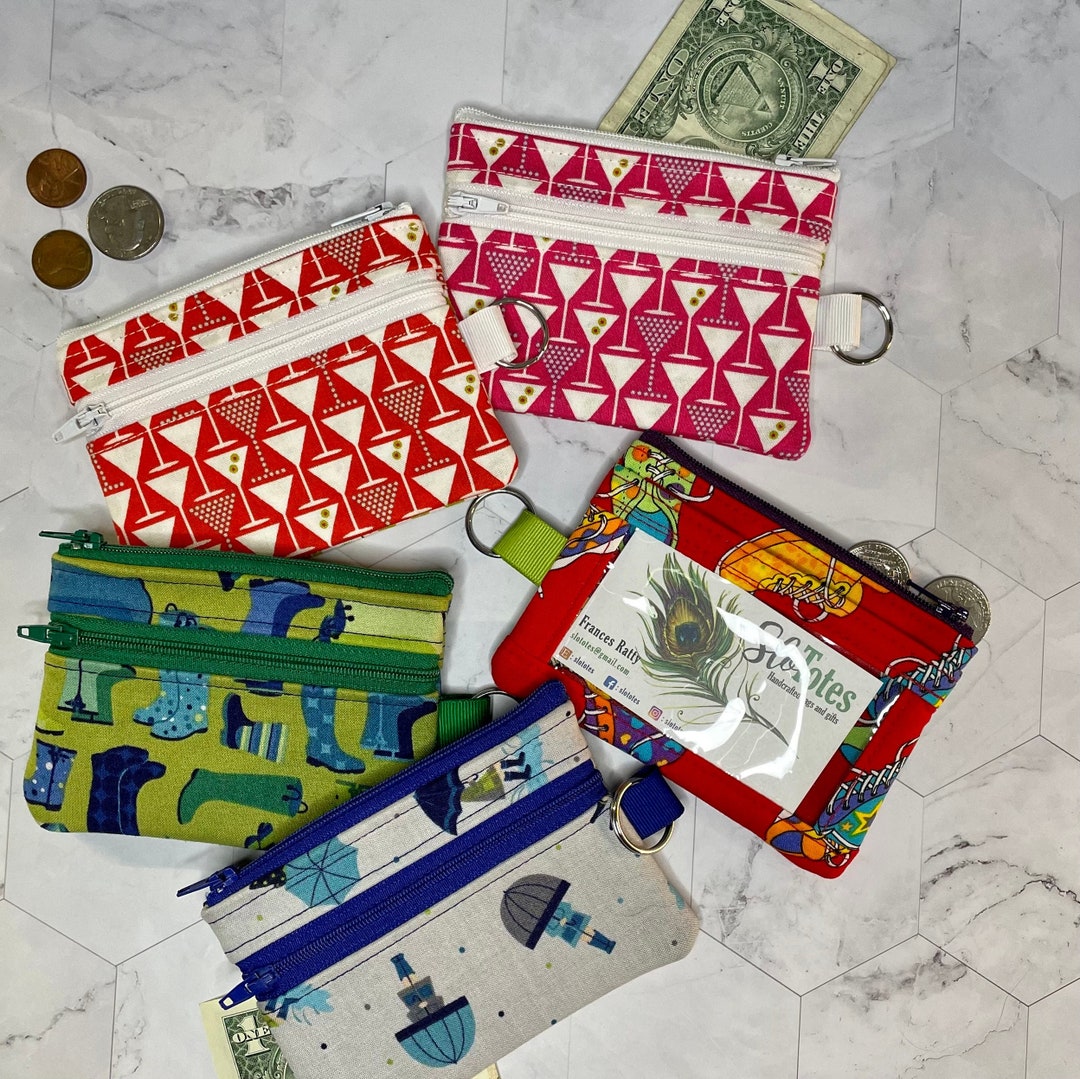 Clearance 2-zip I.D Card Wallet - Etsy