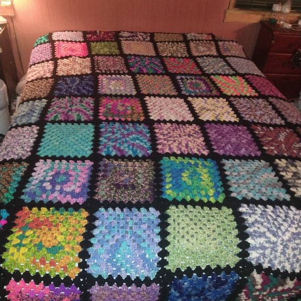 Multi Colored Throw - Etsy