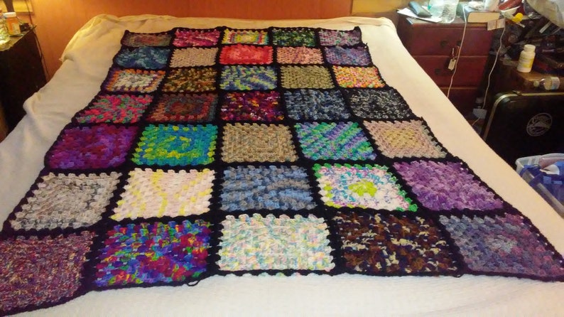 Personal Multi-colored Blanket or Throw - Etsy