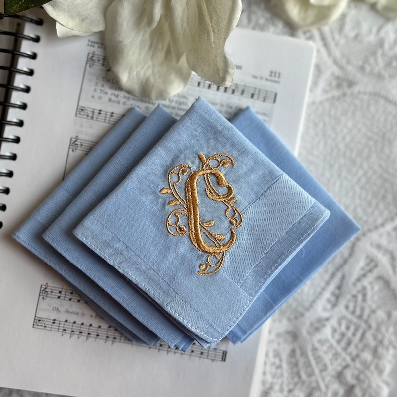 Embroidered Handkerchief - Etsy