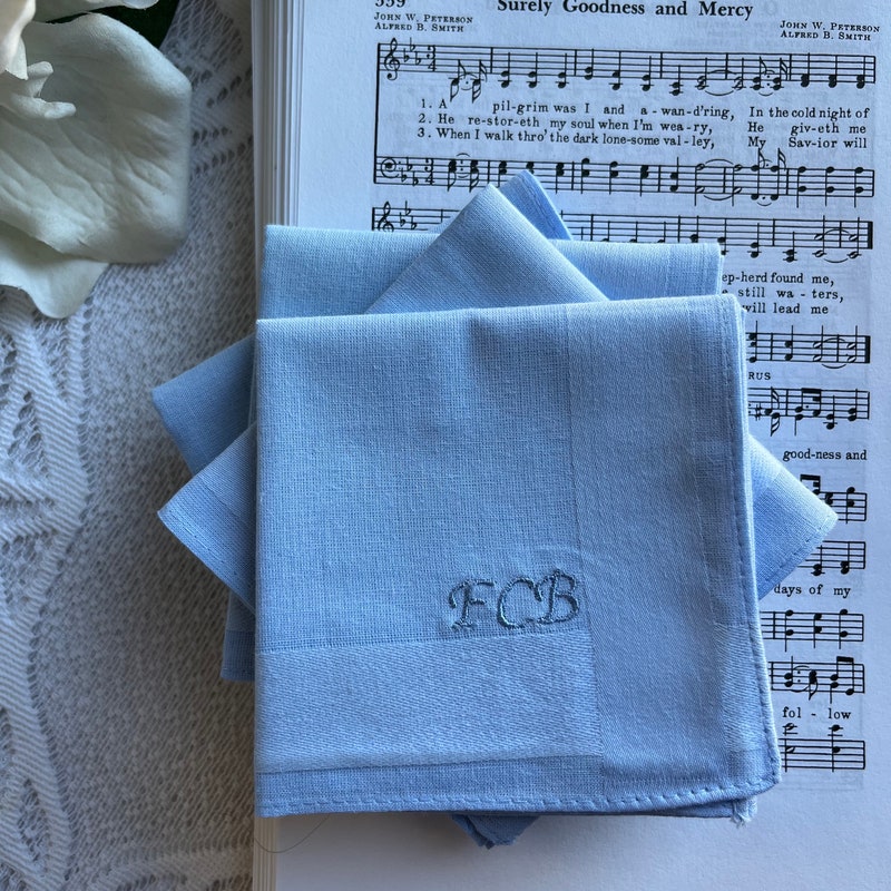 Embroidered Handkerchief - Etsy