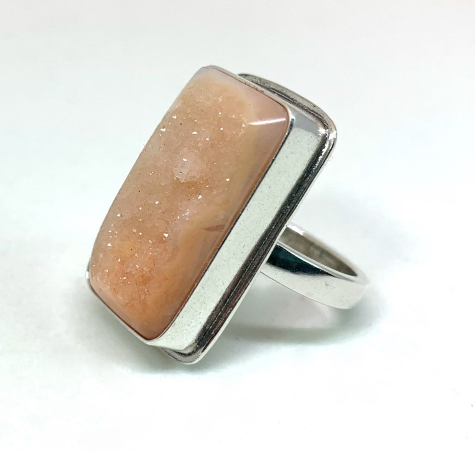 Drusy Ring Size 6 .. Druzy Ring .. Drusy Jewelry .. Handmade - Etsy