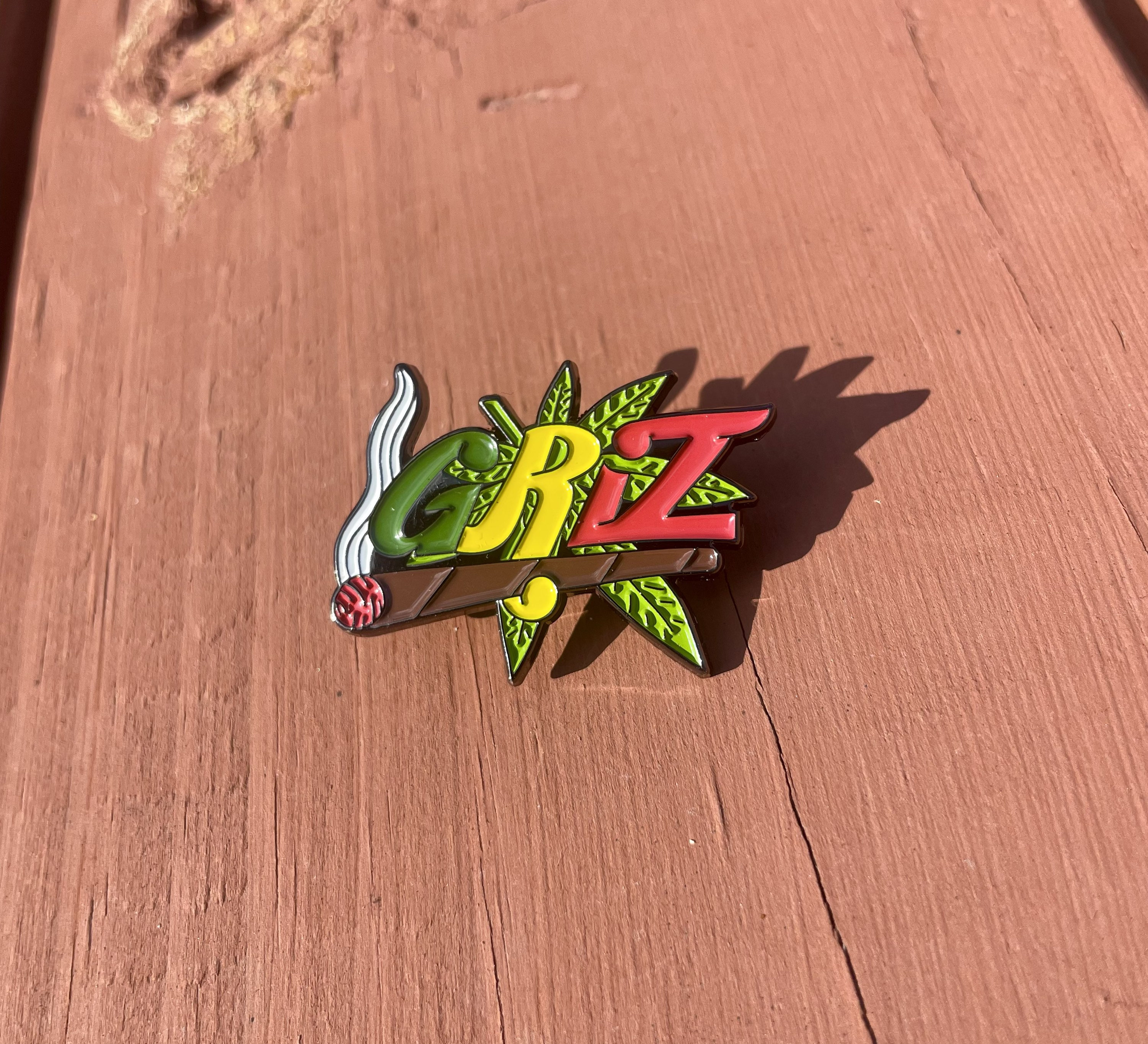 Griz Rasta Hat Pin - Etsy