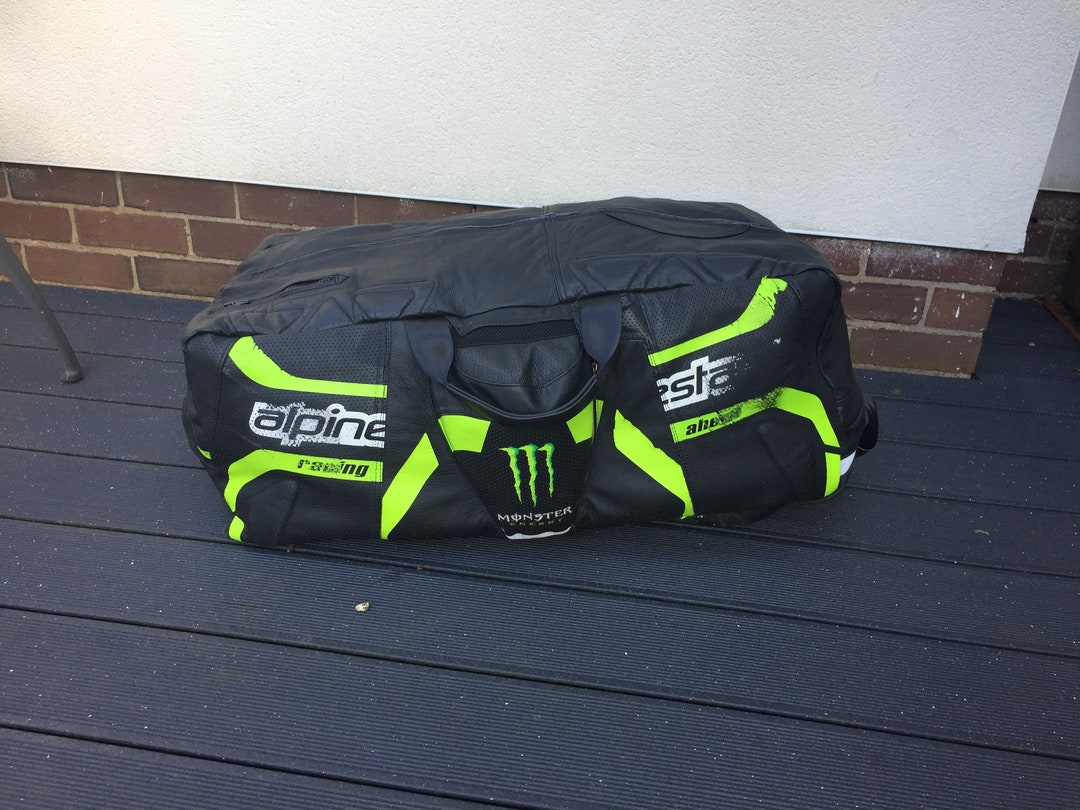 Extra Large Leather Kit Bag Made From Biker Full Leathers - Etsy