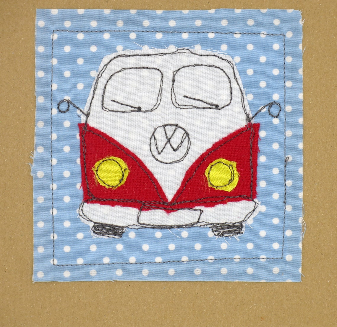 Vw Camper Van Greeting Card Uk Seller - Etsy Israel